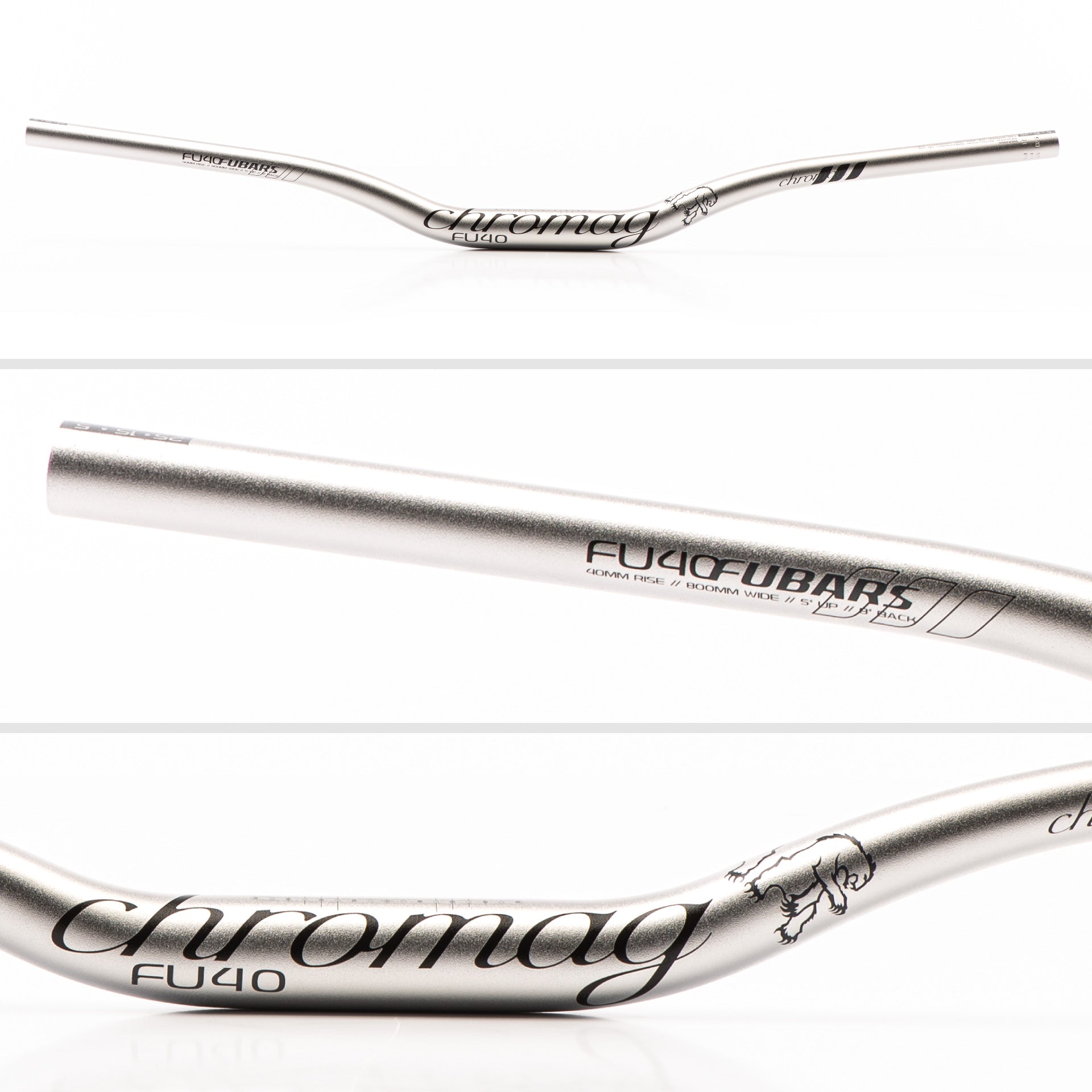 FU40: 40mm High Rise Mountain Bike Bars for Max Control – Chromag Bikes